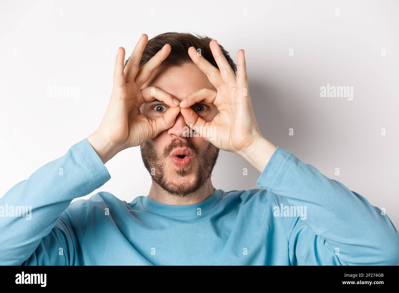 Impressed hand hi-res stock photography and images - Alamy