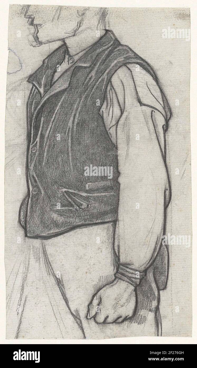 Upper body of a man with clenched fist Stock Photo - Alamy