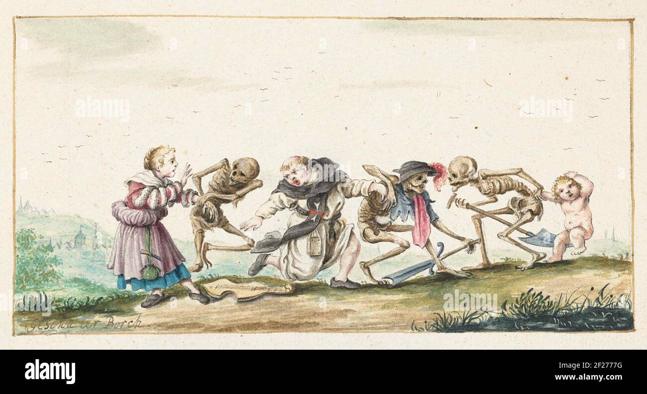 Medieval death skeleton hi-res stock photography and images - Alamy