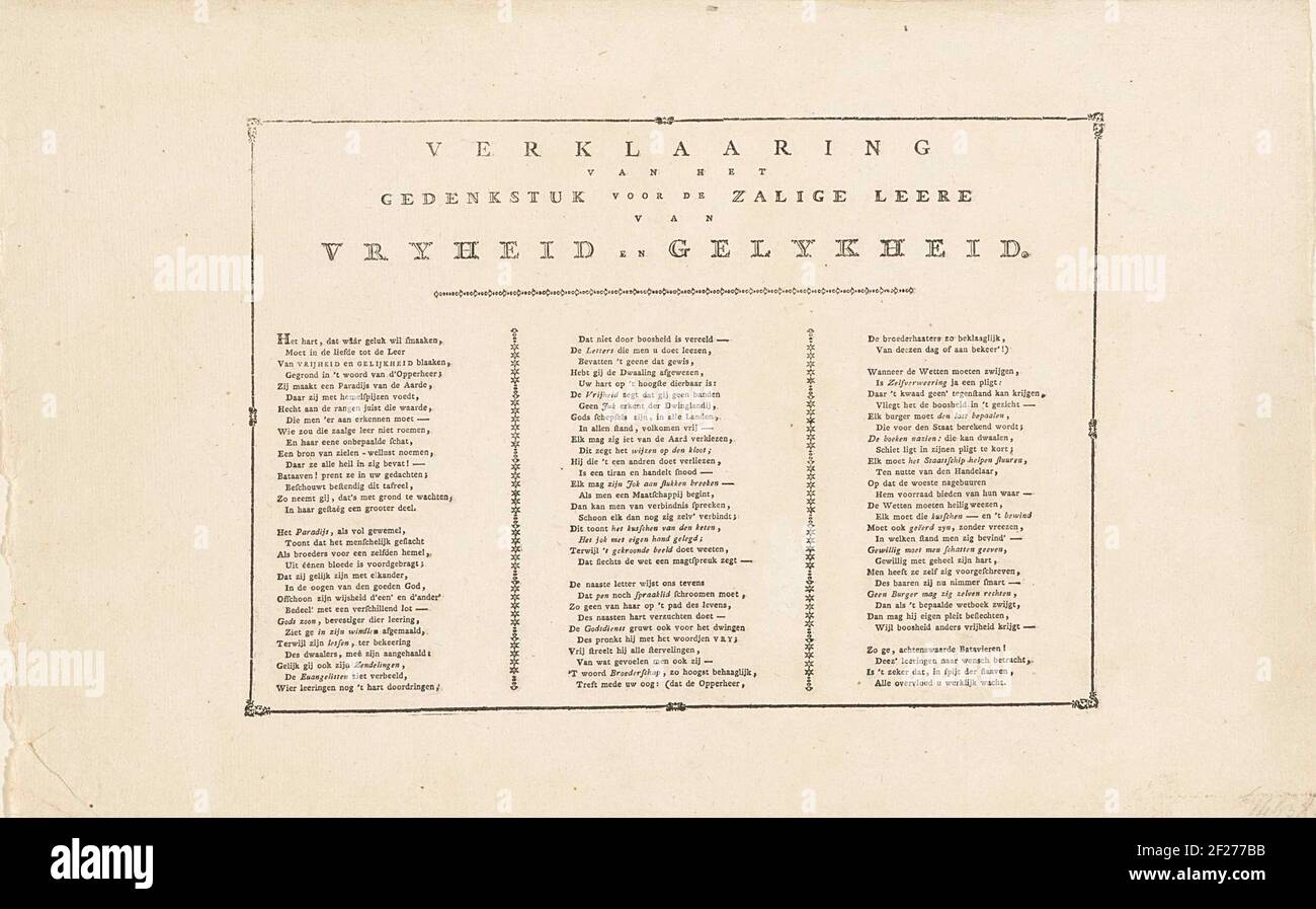 Explanation of the print with the Christian allegory on freedom and ...