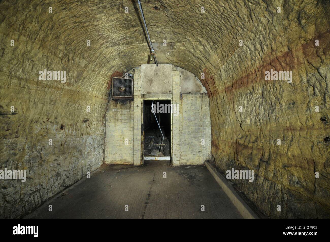 Drakelow Tunnels, a former WWII underground Shadow Factory used by the ...