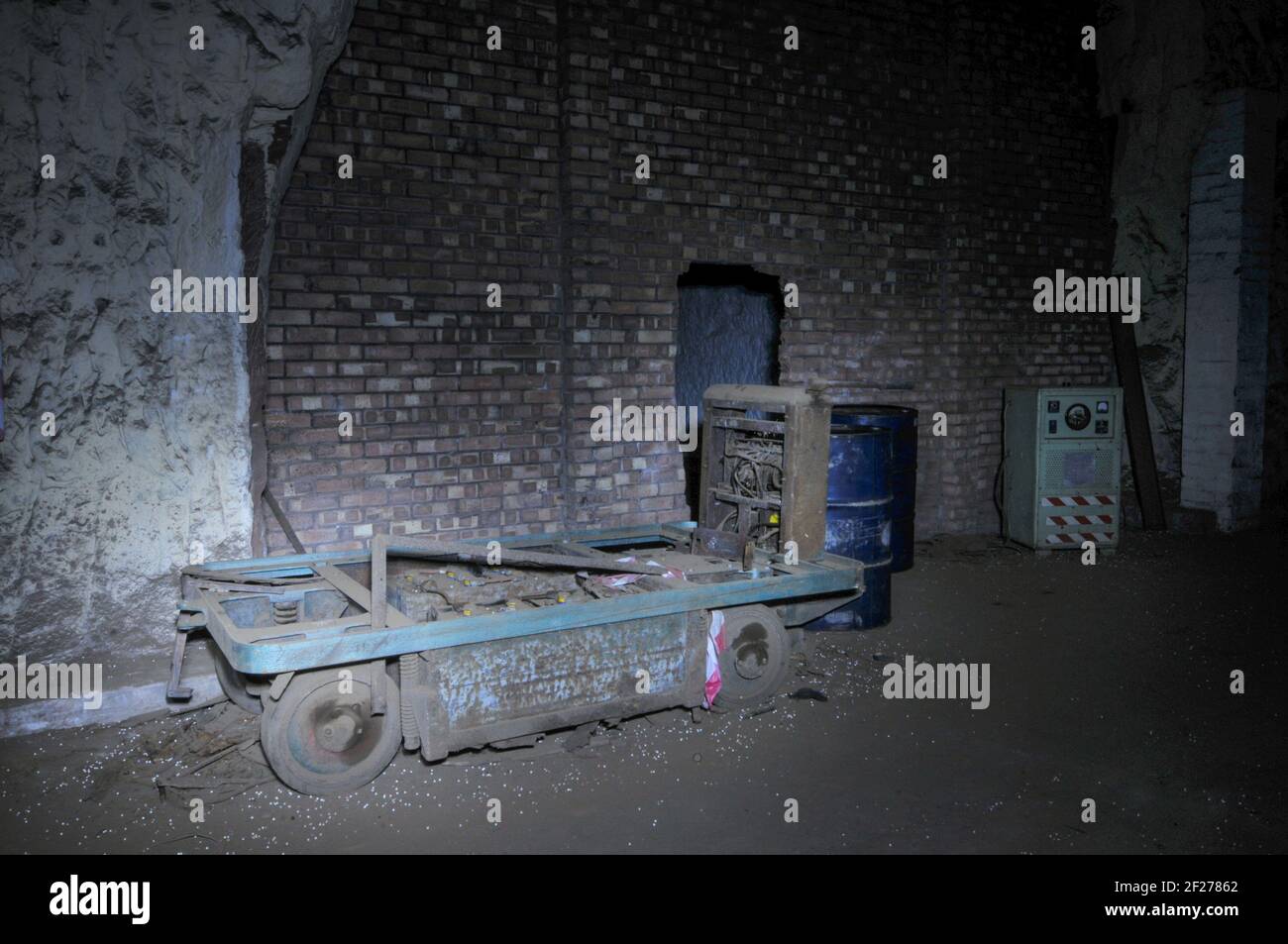 Drakelow Tunnels, a former WWII underground Shadow Factory used by the ...