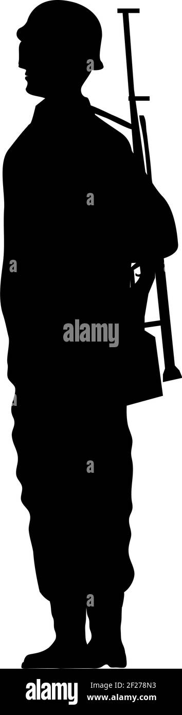 Commando memorial silhouette hi-res stock photography and images - Alamy
