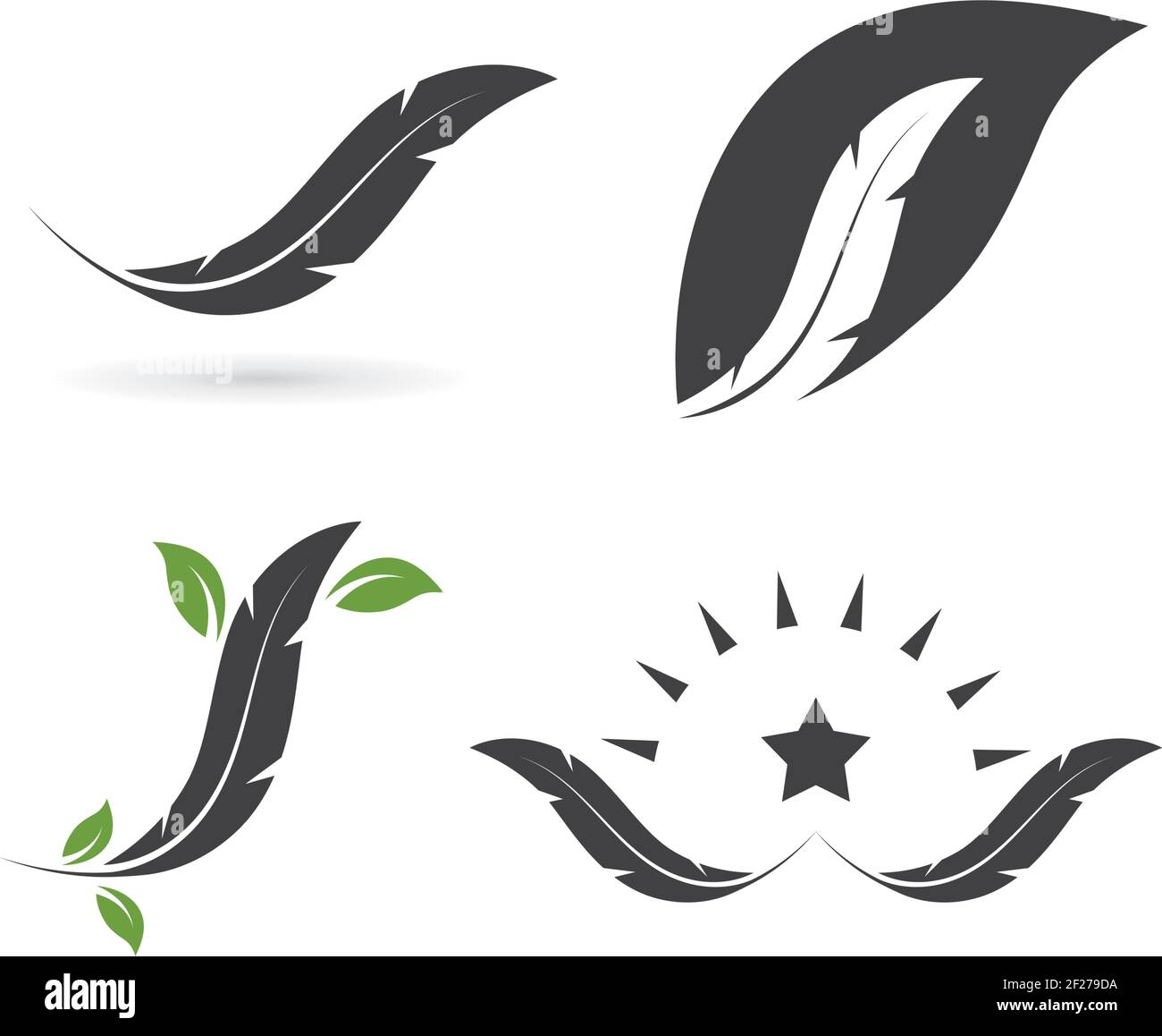 Realistic peacock feather Stock Vector Images - Alamy