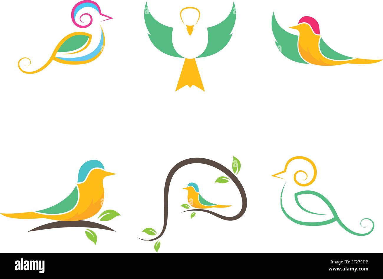 Lovebird silhouette Stock Vector Images - Alamy