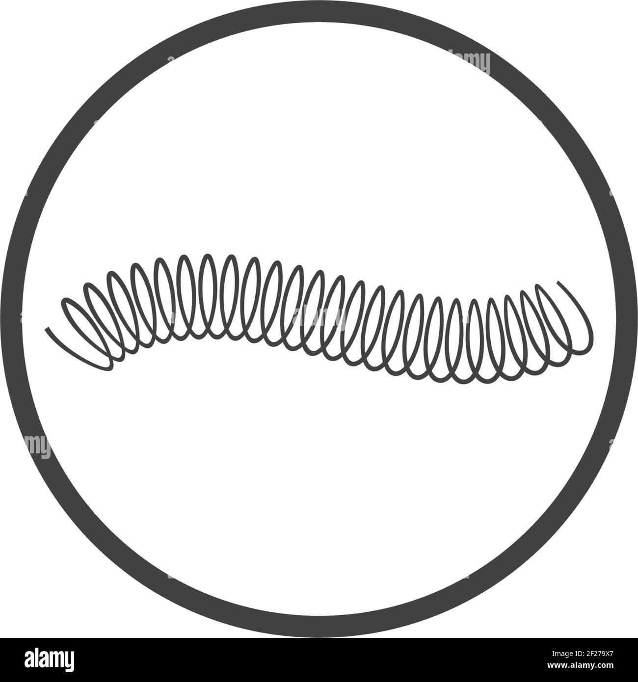 Springs coil Stock Vector Images - Alamy