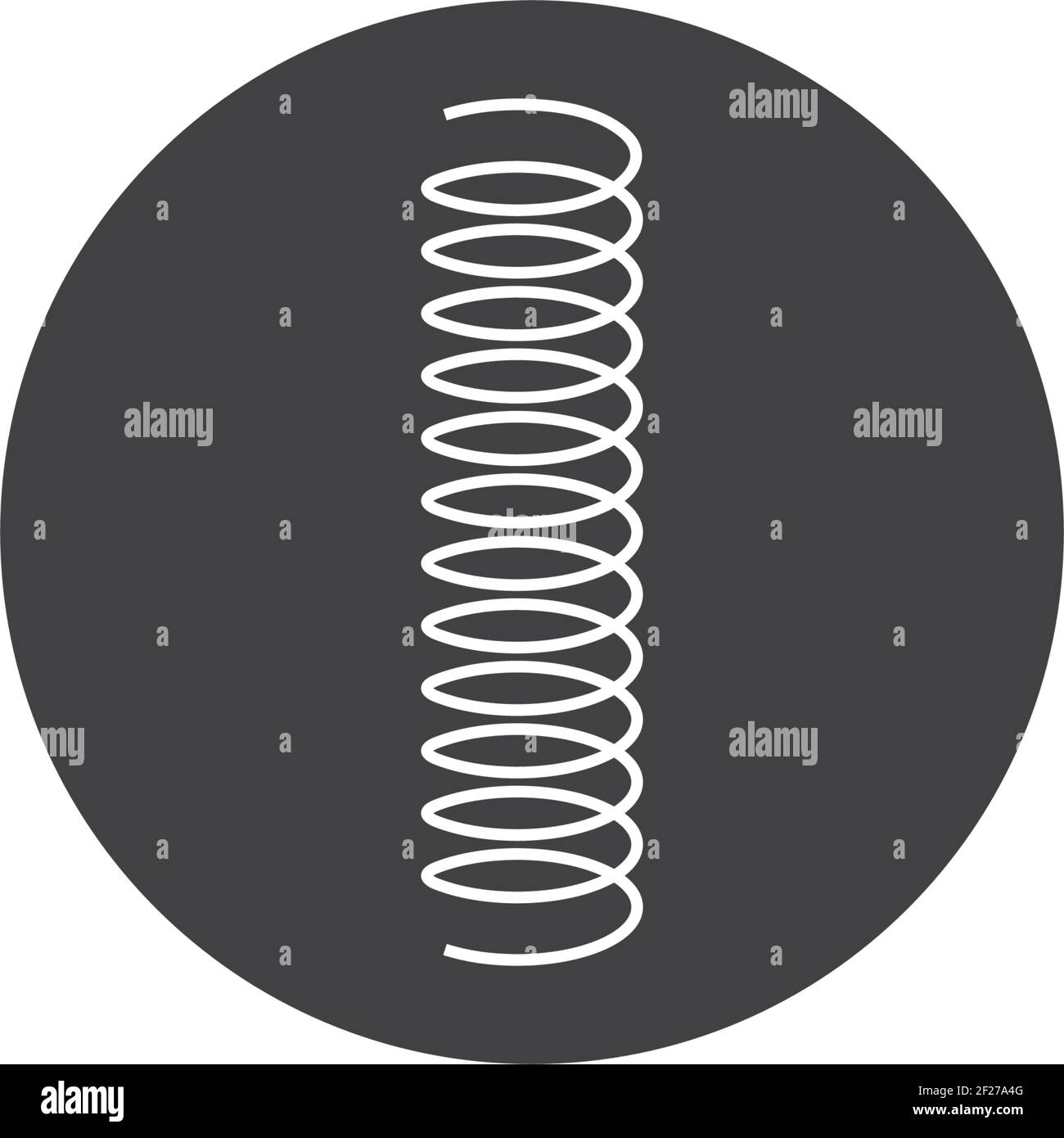 Coil springs Stock Vector Images - Alamy