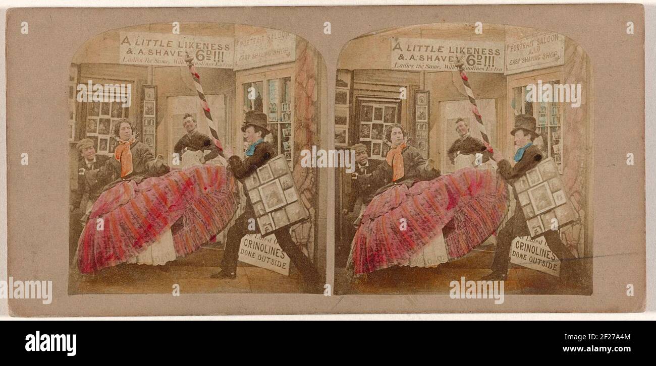 The Dangers and perplexities of crinoline Stock Photo - Alamy