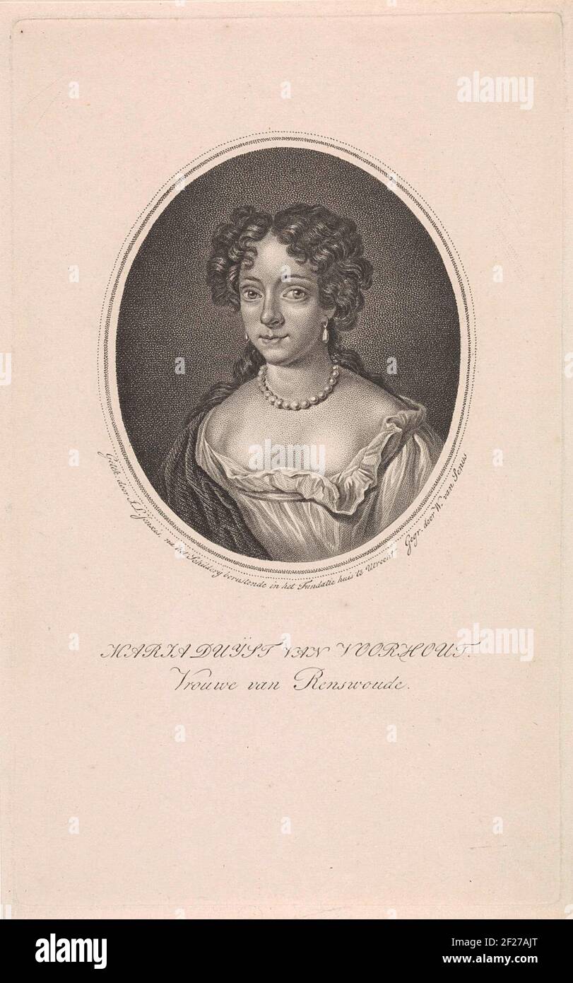 Portrait of Maria Duyst van Voorhout.Portrait of Maria Duyst van ...