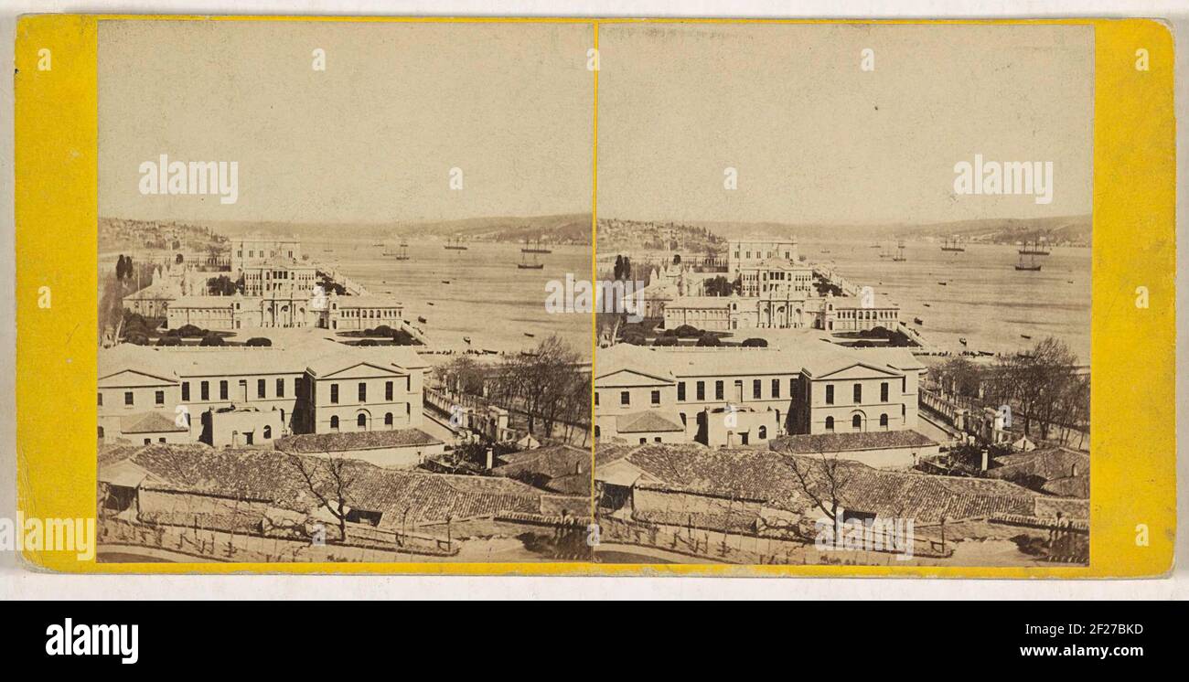 Constantinople-General View of the New Palace and the Bosphorus, from ...