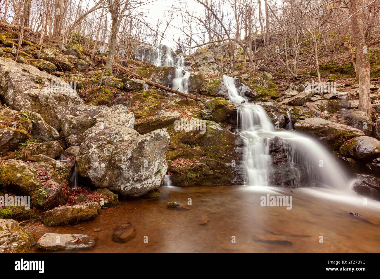 Waterfall moss shenandoah national park hi-res stock photography and ...