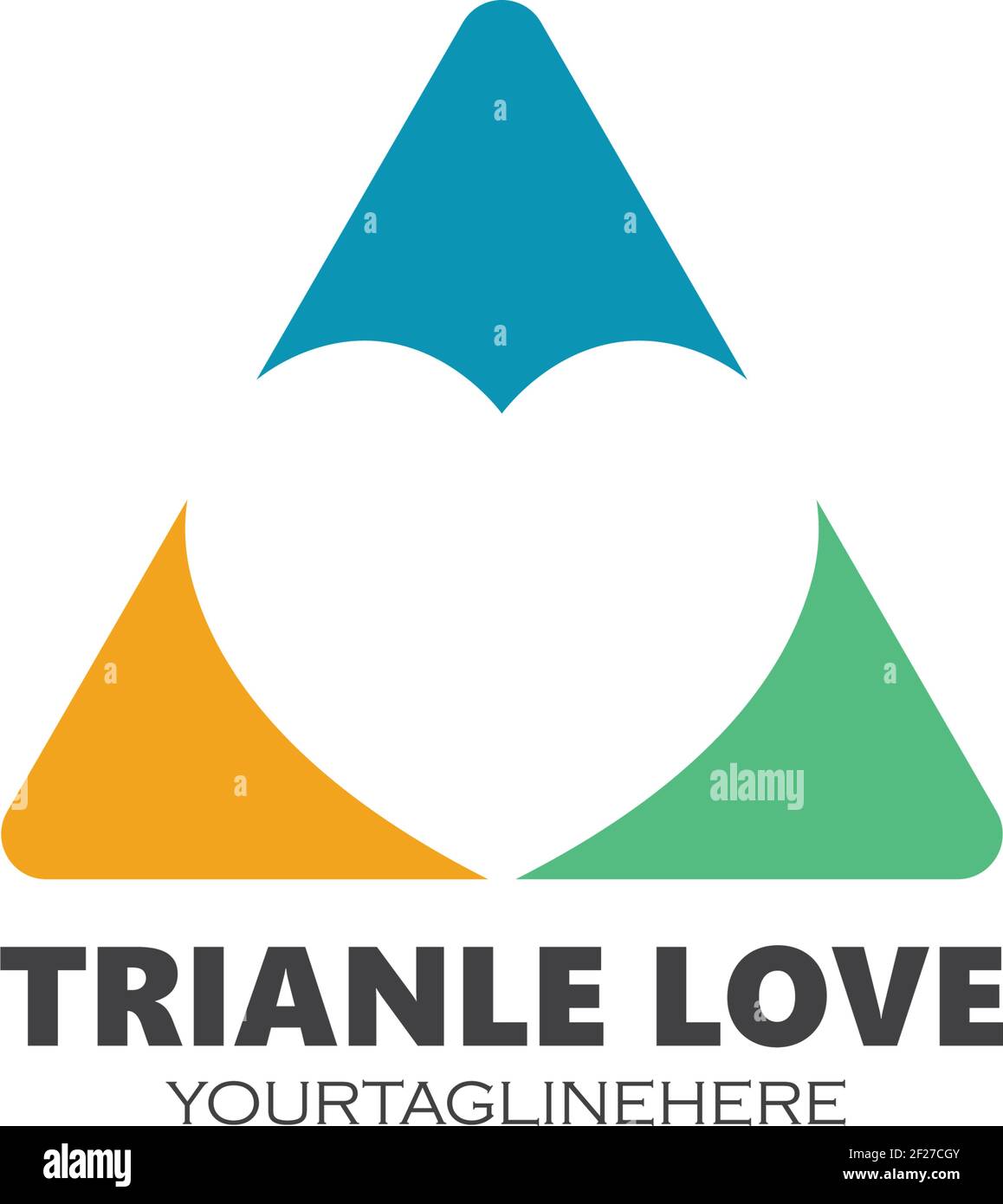 Woman love triangle Stock Vector Images - Alamy