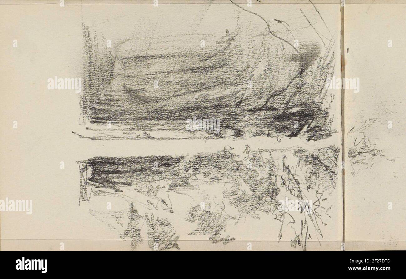 Boom.Leaf 26 Verso and 27 recto from a sketchbook with 38 sheets Stock ...