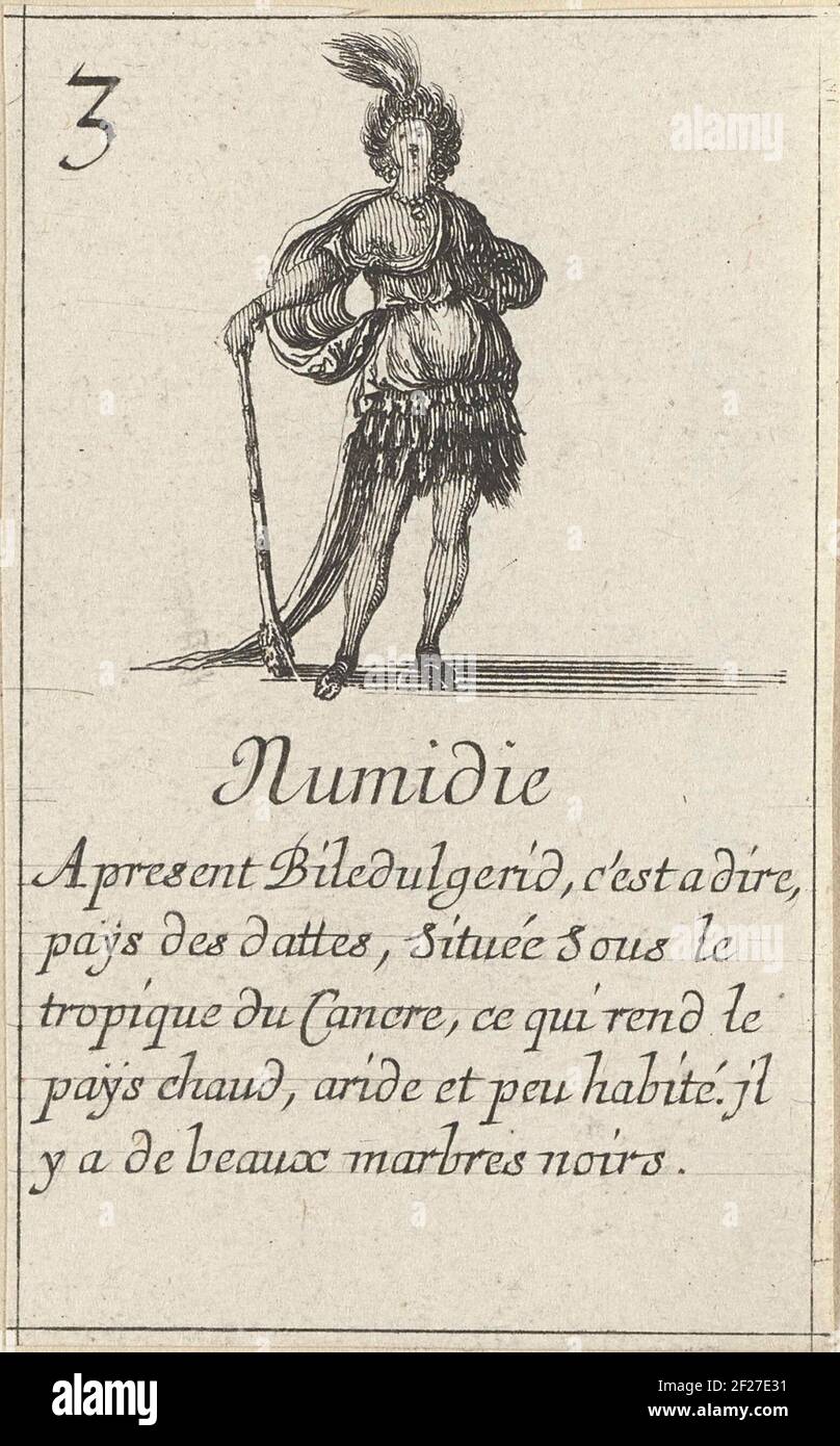 Woman from numidia; Numidia; Card game Geography; Jeu de la Géographie ...