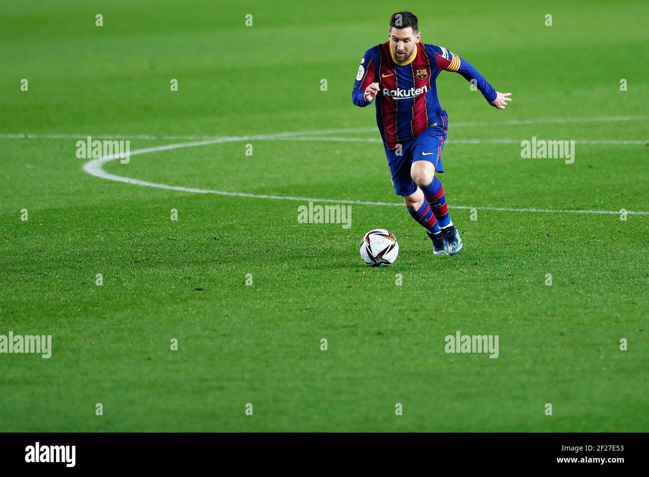 Barcelona, Spain. Credit: D. 3rd Mar, 2021. Lionel Messi (Barcelona ...