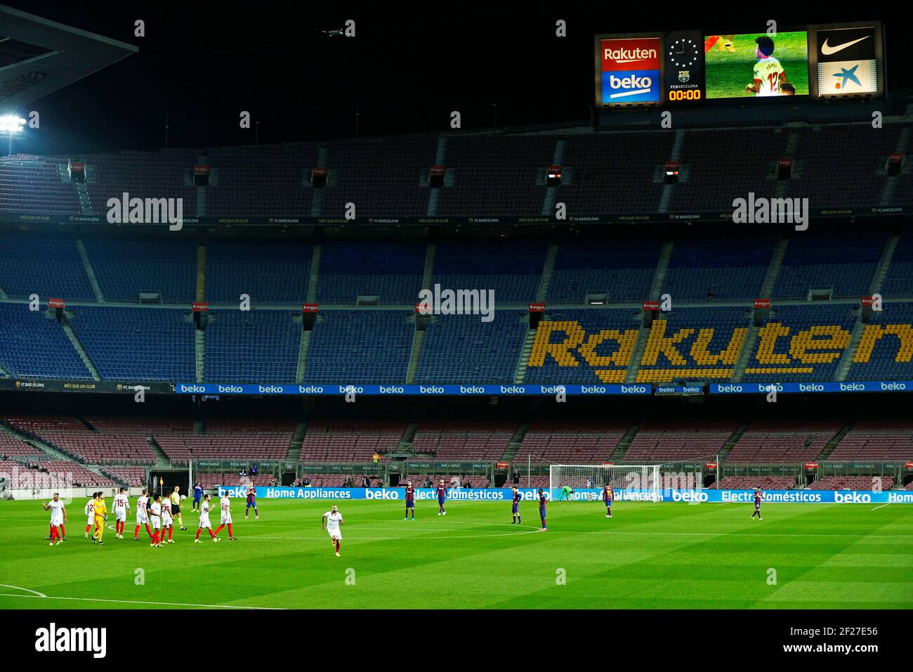Barcelona, Spain. Credit: D. 3rd Mar, 2021. Camp Nou stadium (Barcelona ...