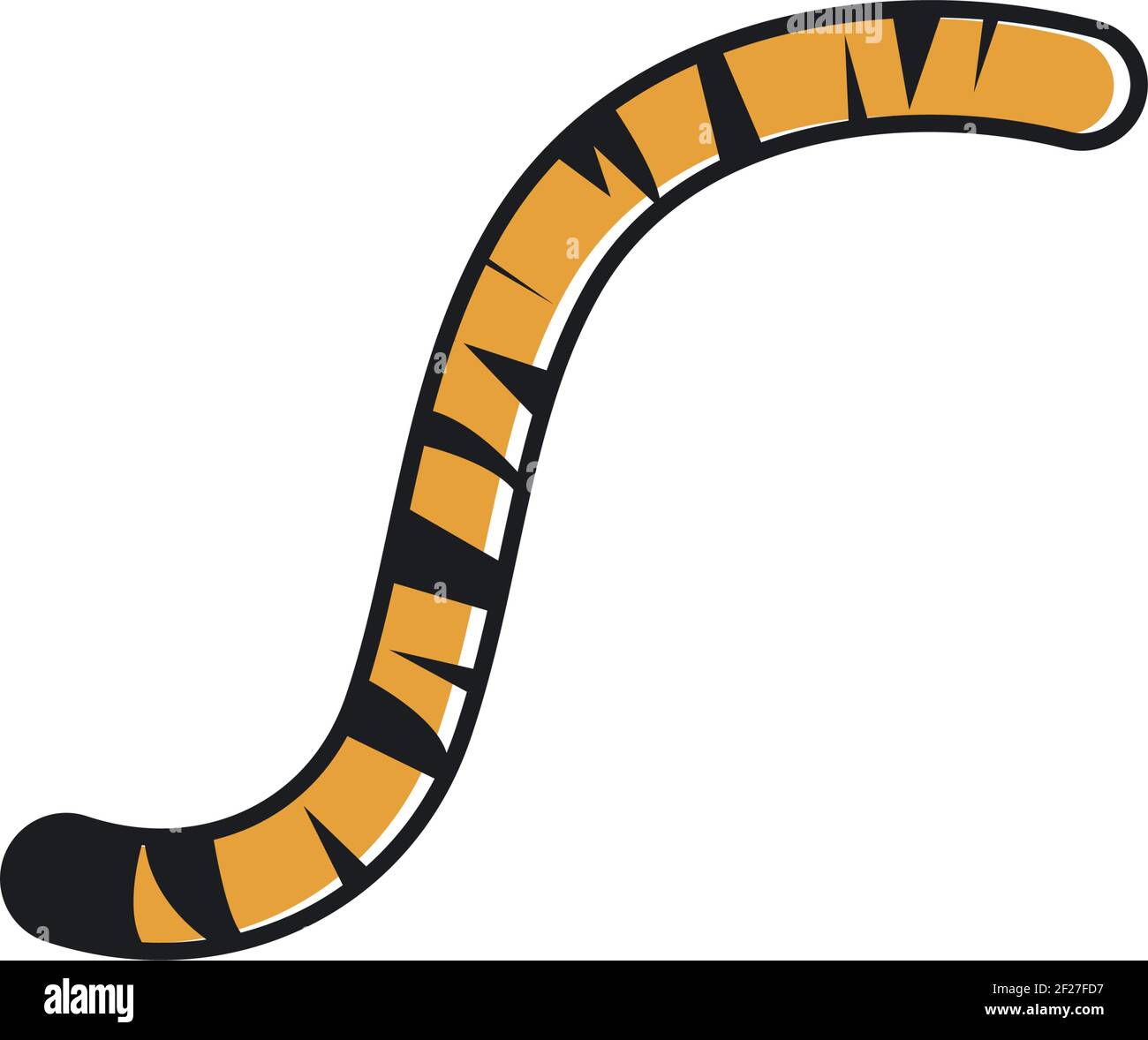 tiger tail icon vector illustration design template Stock Vector Image ...