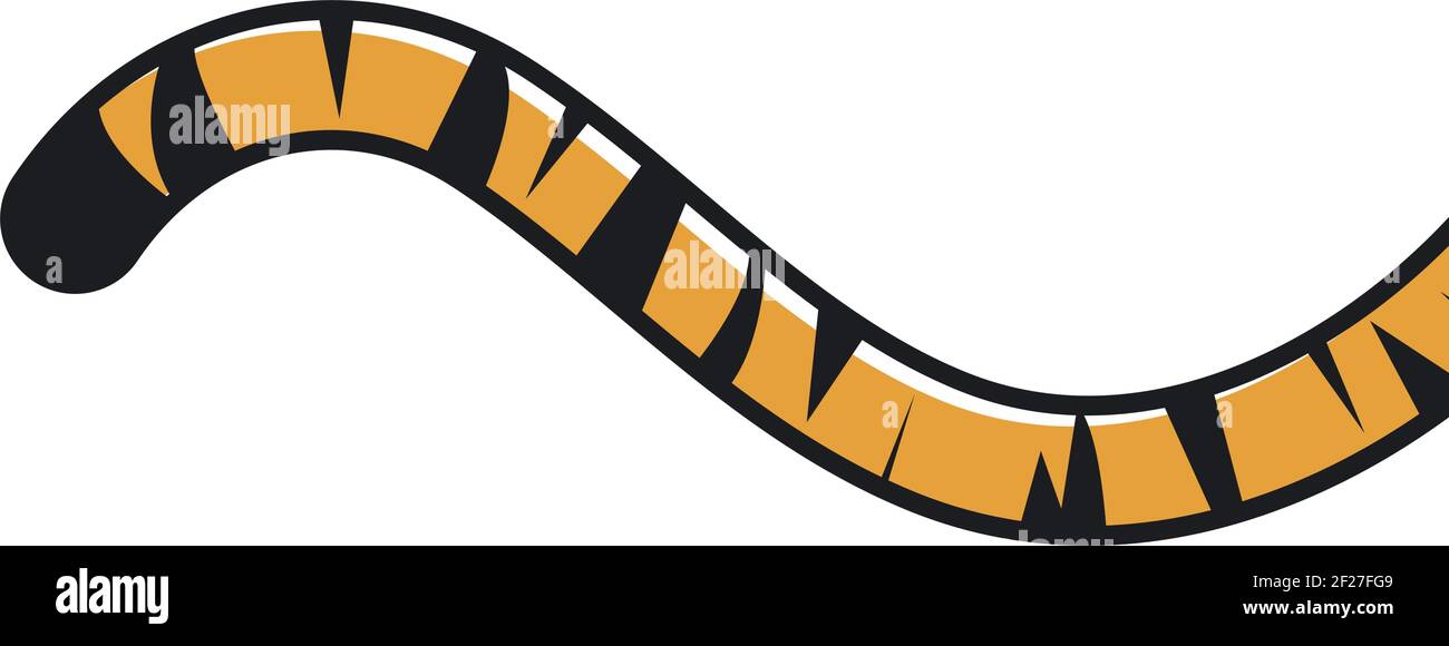 Cartoon Tiger Tail