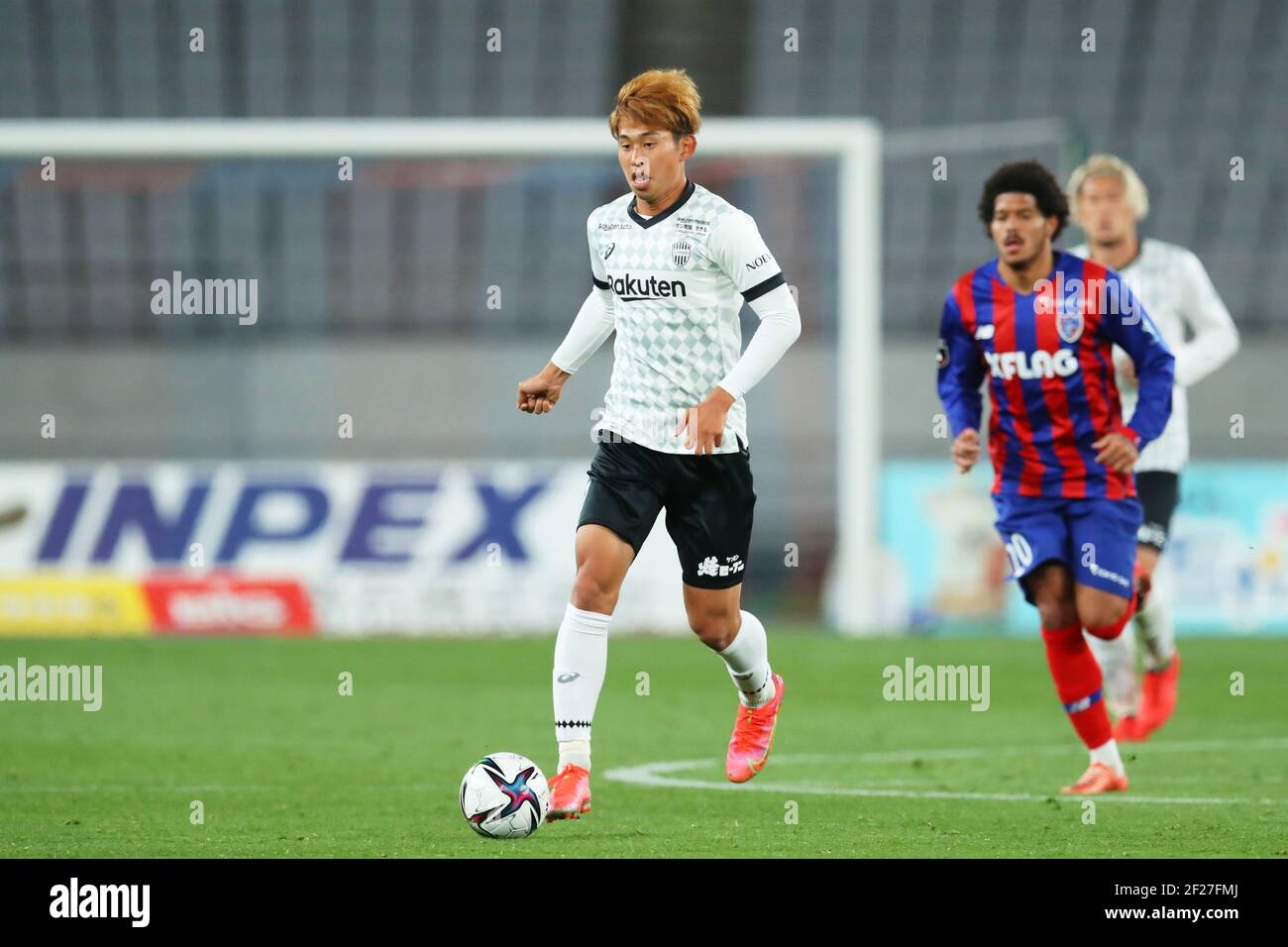 Ajinomoto Stadium, Tokyo, Japan. 10th Mar, 2021. Yuta Goke (Vissel ...