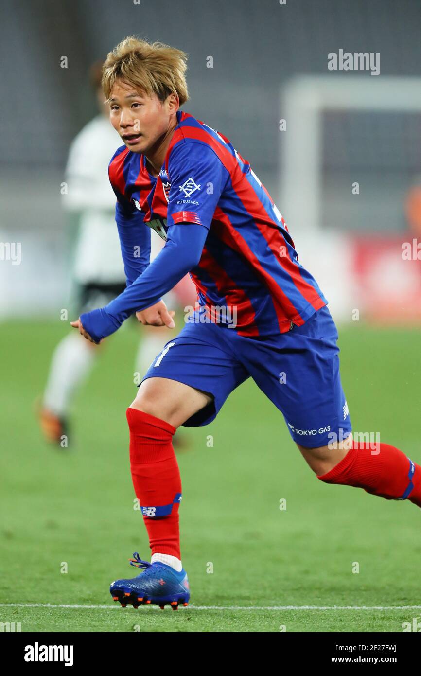 Ajinomoto Stadium, Tokyo, Japan. 10th Mar, 2021. Shuto Abe (FC Tokyo ...