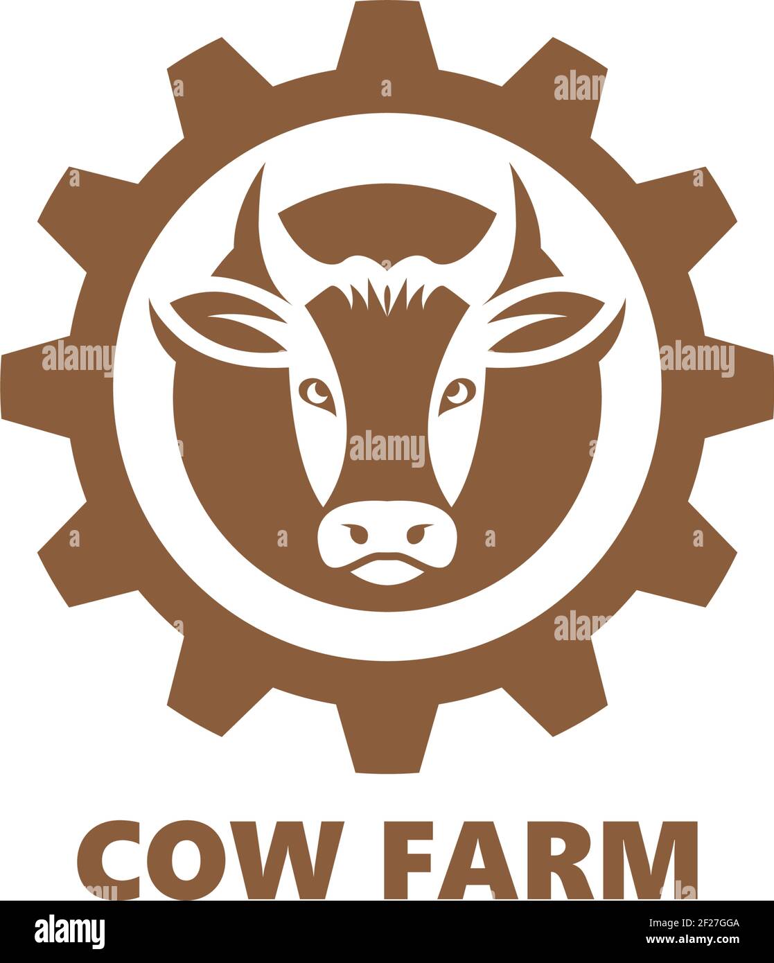 Red brown cows Stock Vector Images - Alamy