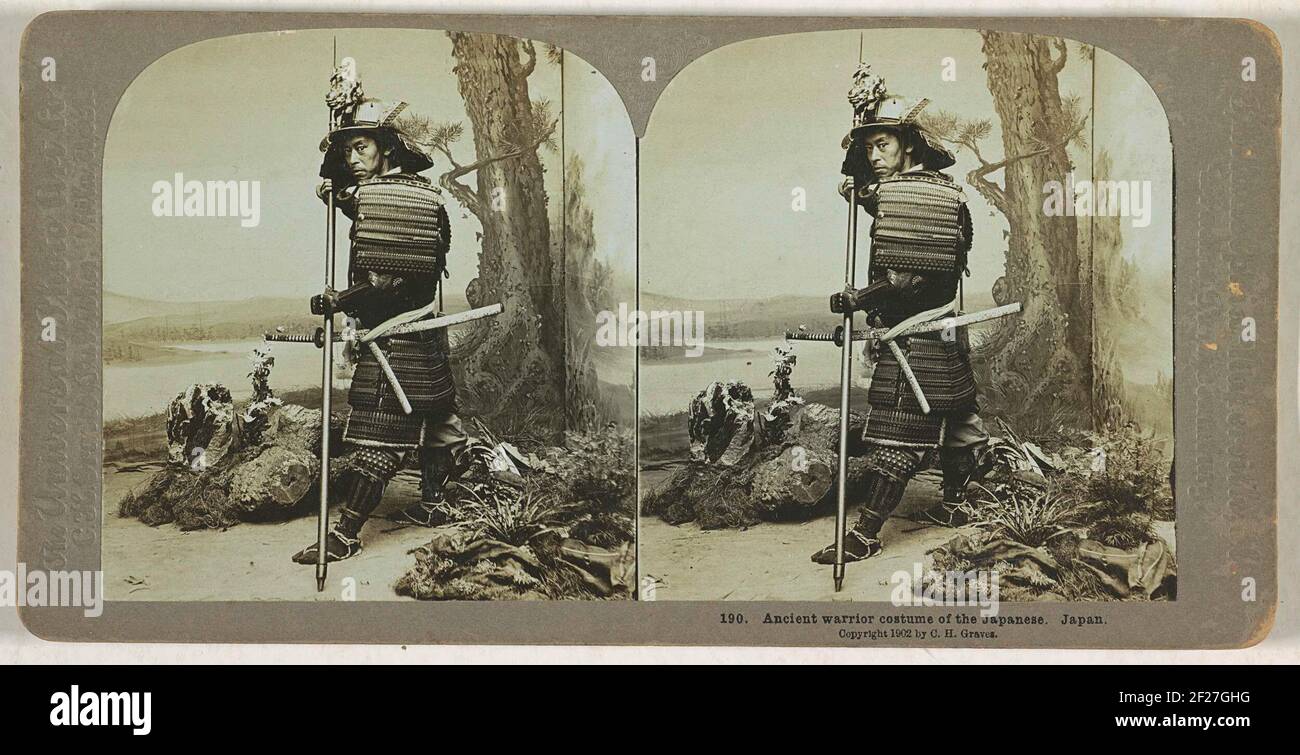 Ancient warrior costume of the Japanese. Japan Stock Photo - Alamy