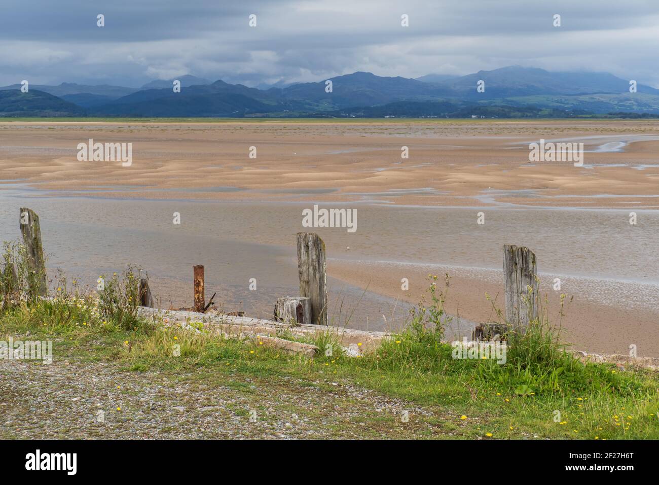 The village of Haverigg lies on the Duddon Estuary a short distance ...