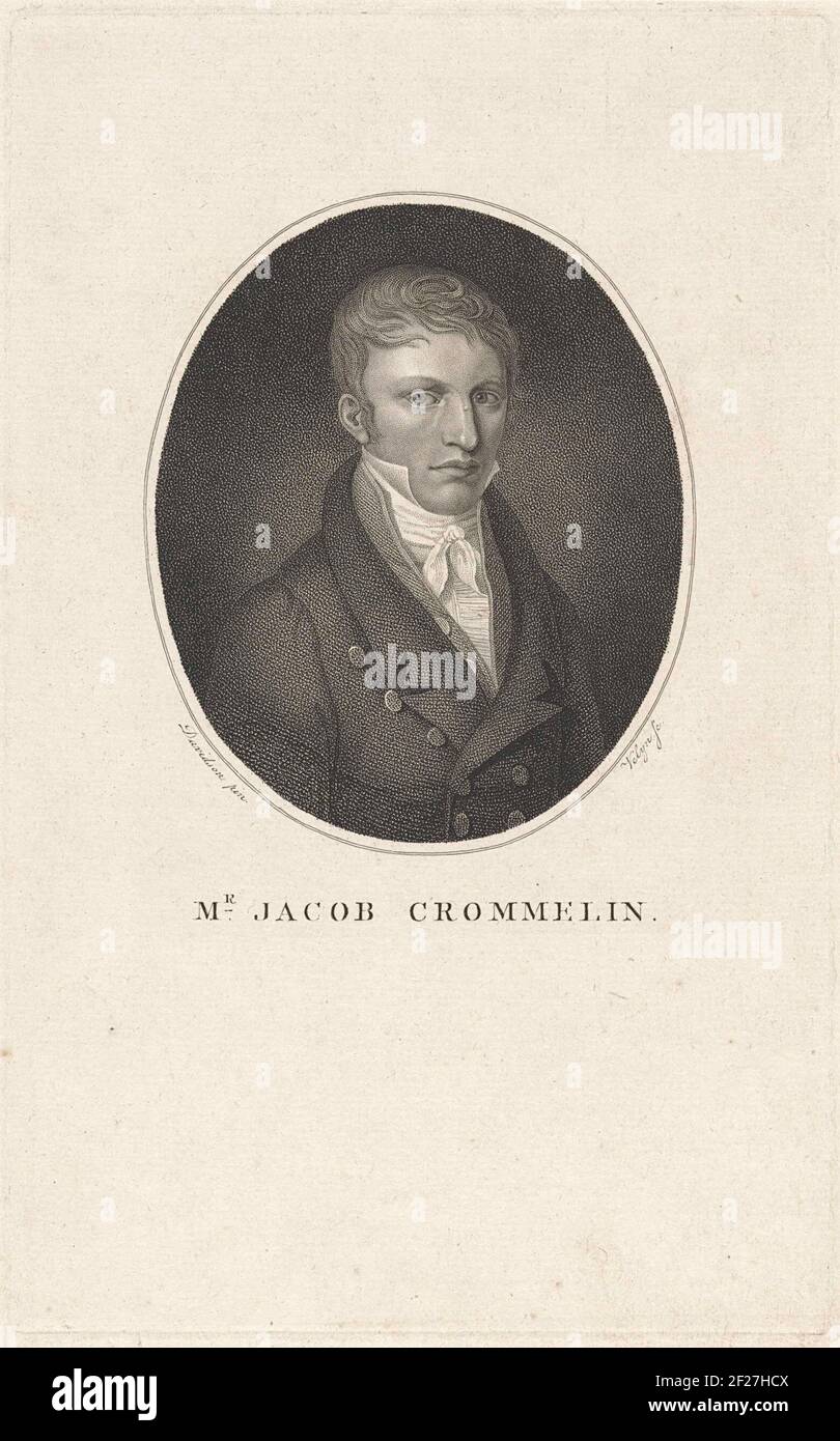 Portret van Jacob Crommelin.Portrait of Jacob Crommelin, lawyer and ...