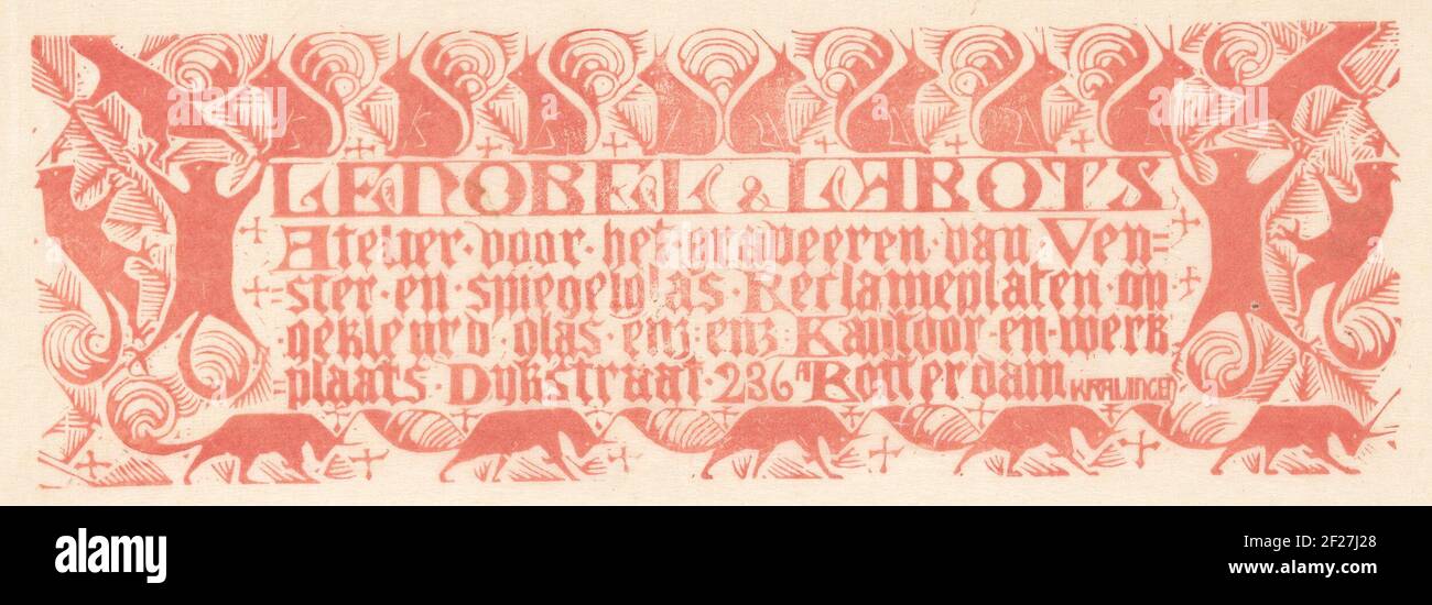 Letterhead of Le Nobel & Labots. Brief head of the Le Nobel & Labs ...