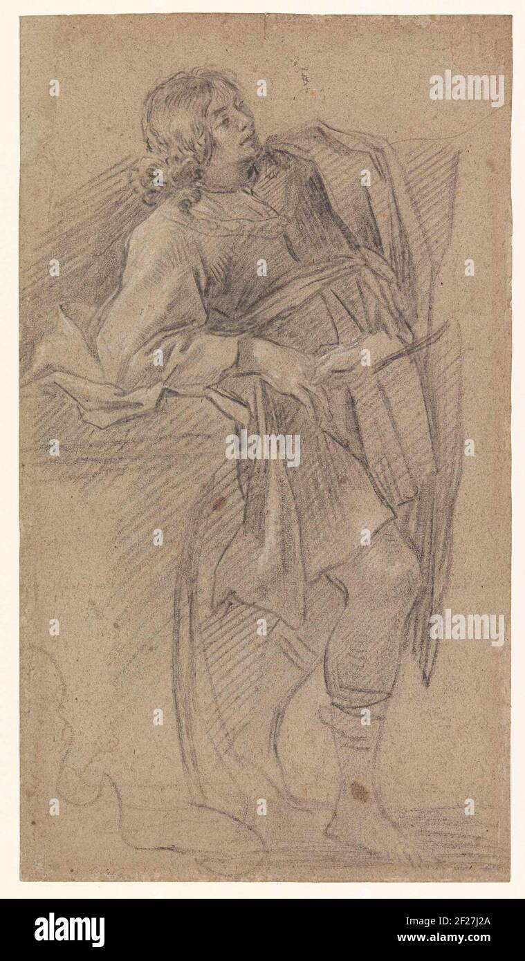 Young man leaning against table hi-res stock photography and images - Alamy