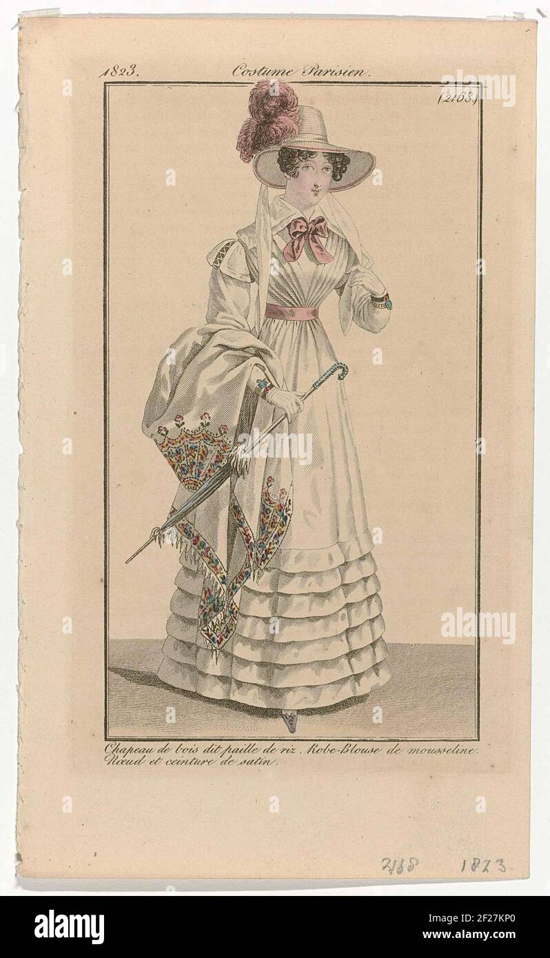 Newspaper of Ladies and Modes, Costume Parisien, July 25, 1823, (2168 ...