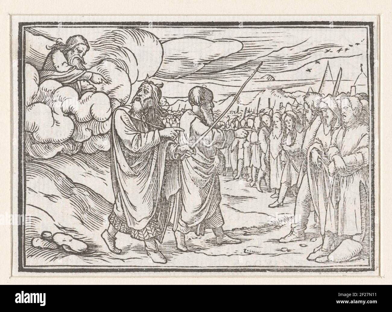 Moses and Aaron count the Israelites. Moses are instructed by God to ...