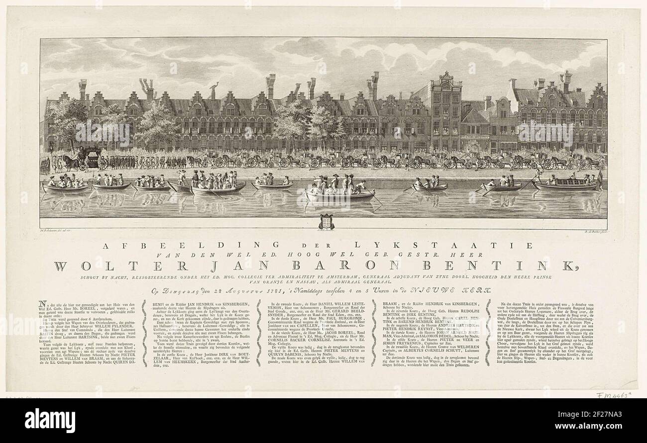 Sensation of Wolter Jan Gerrit Baron Bentinck, died on 23/24 August to ...