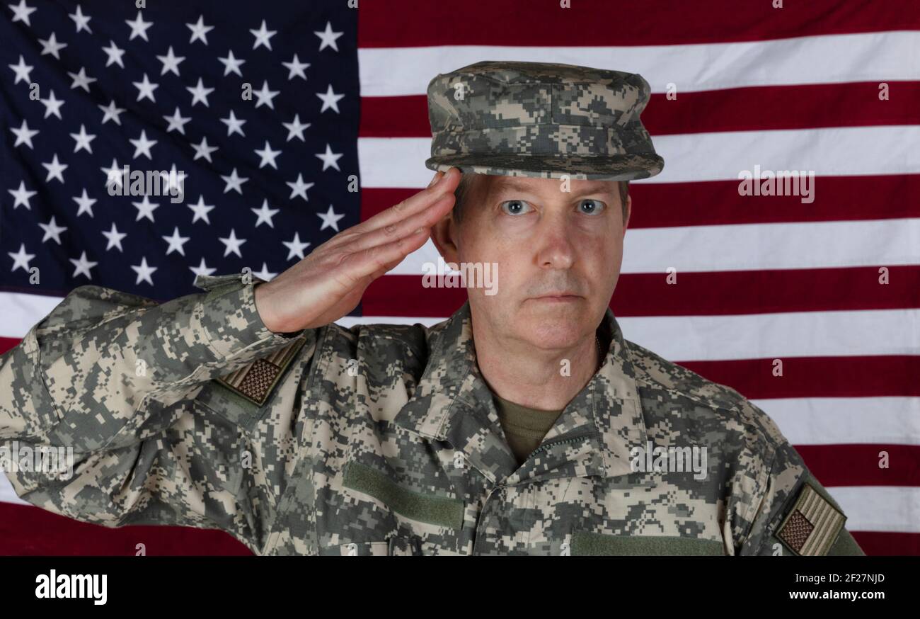 Saluting marine hi-res stock photography and images - Alamy
