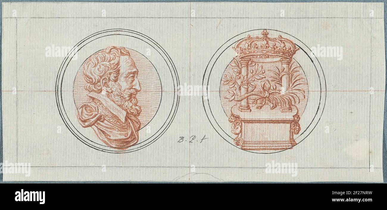 Front and back of a medal at the Alliance of France with the Swiss in ...