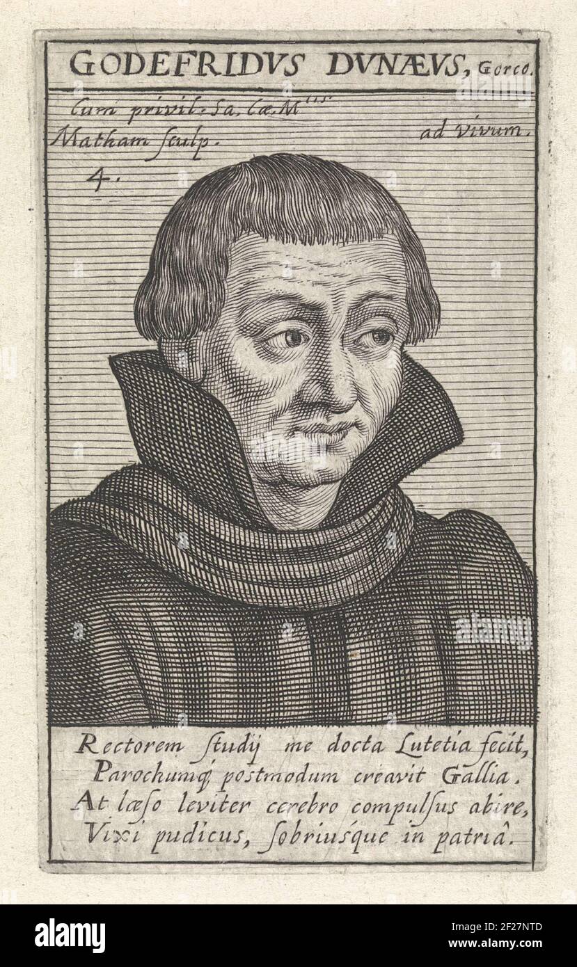 Portrait of the Holy Godfried of Duynen, one of the nineteen Catholic ...