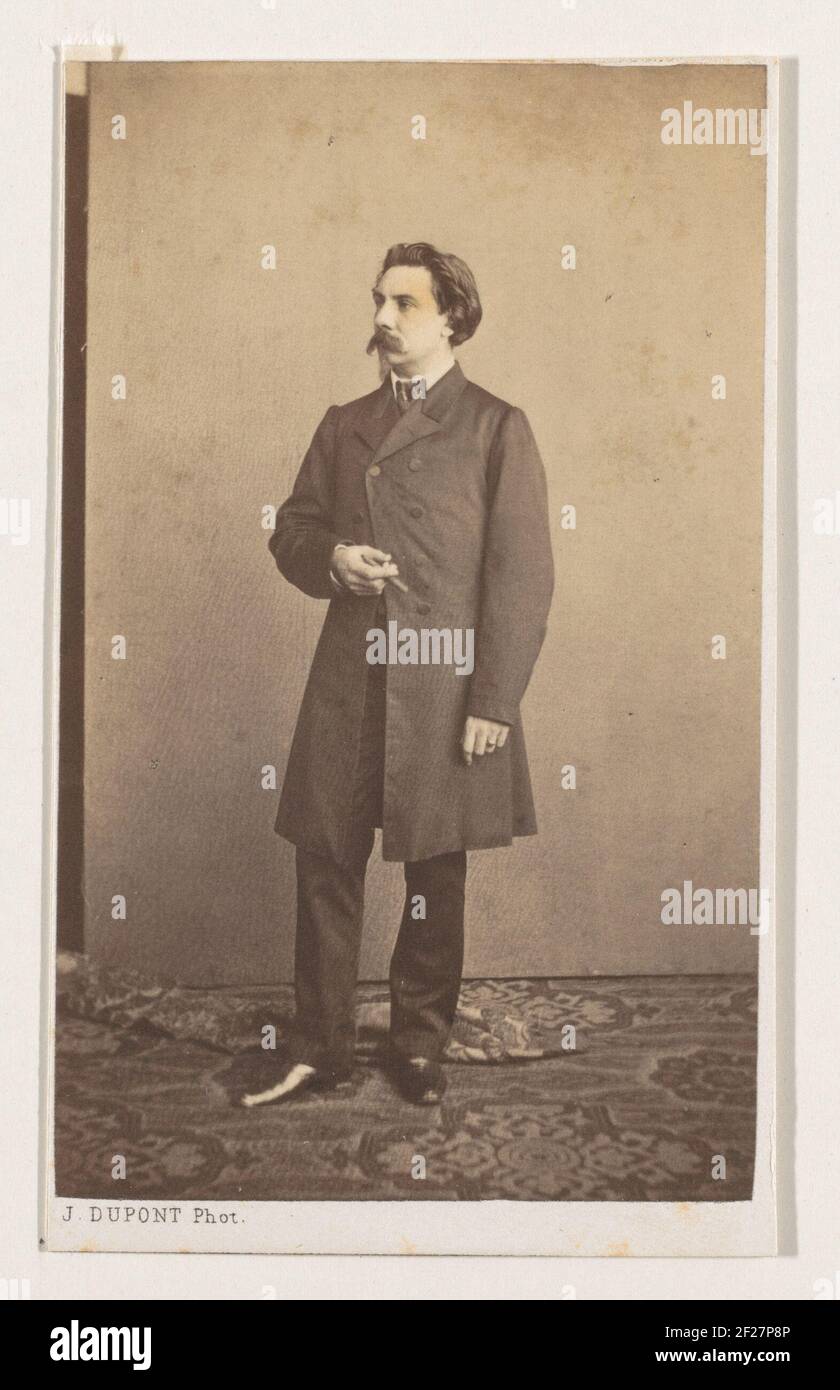 Portrait of the painter Henri Jacques Bource, for feet; L'Ecole d ...