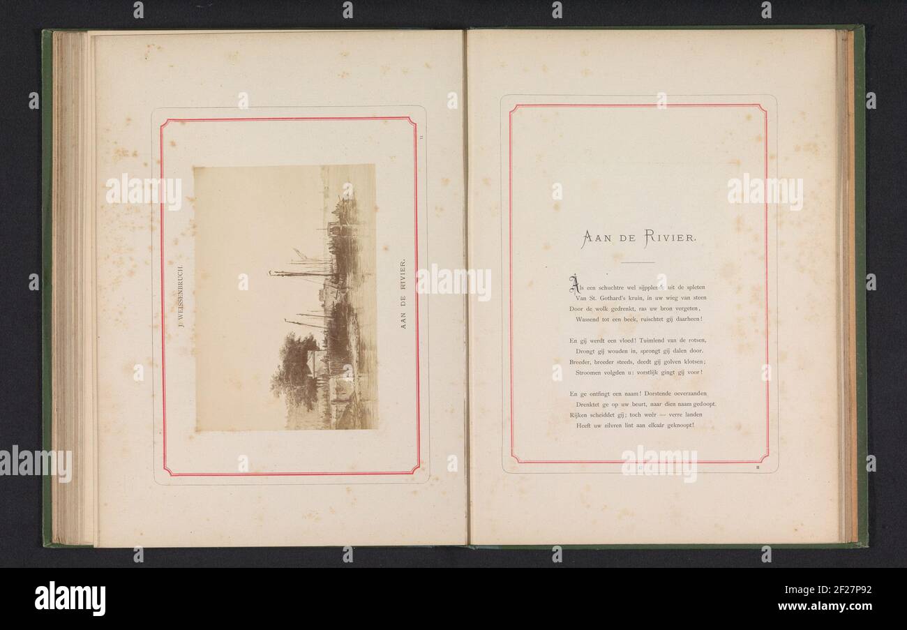 Photo production of a painting, representing a face on ships along a ...