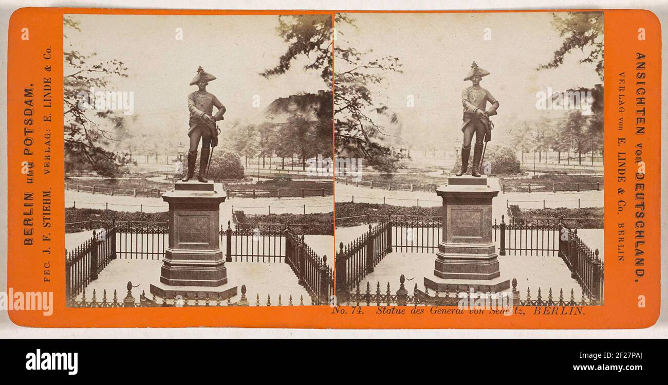 Statue of the General of Seidlitz. Berlin Stock Photo - Alamy