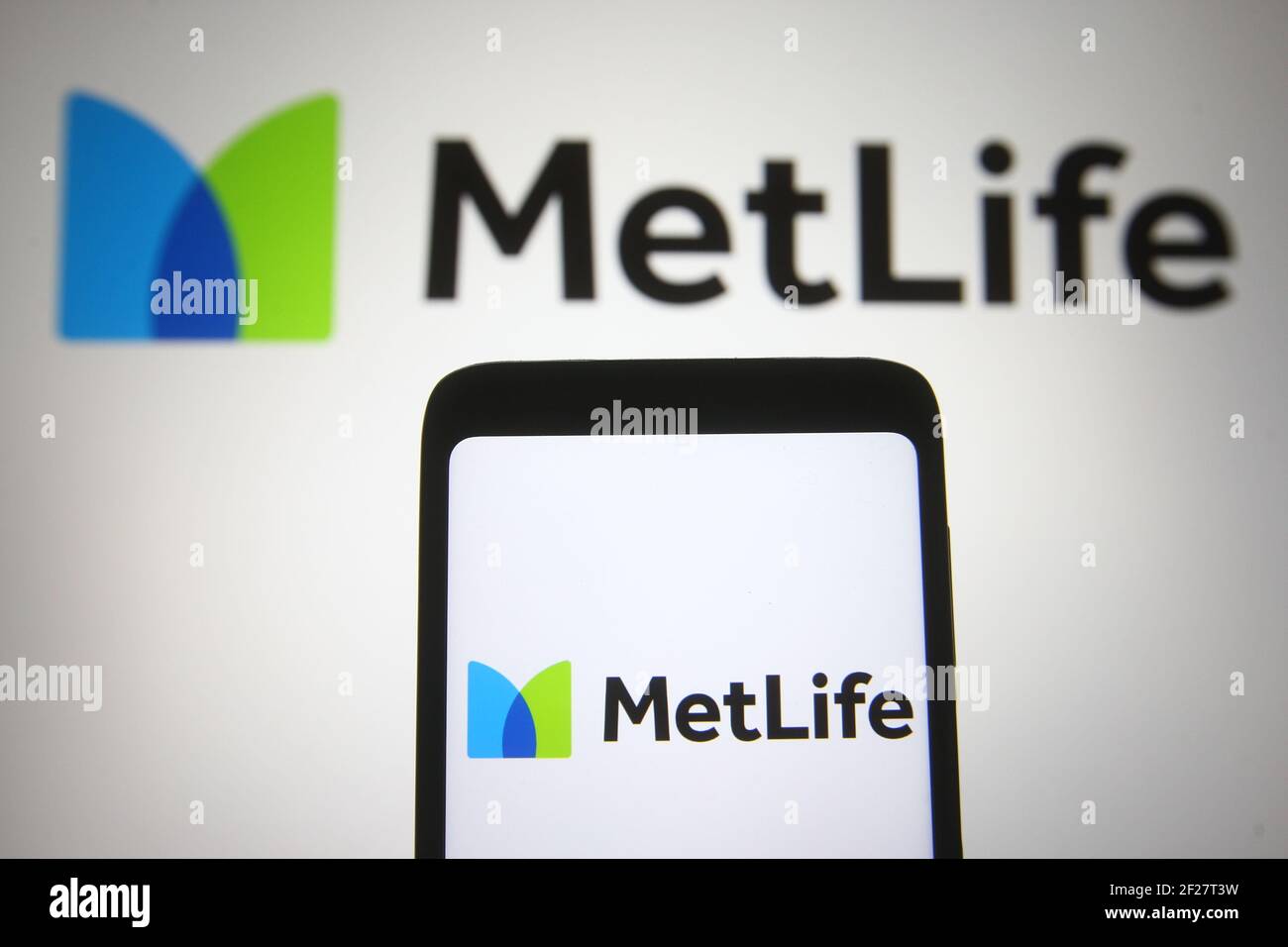 In this photo illustration, Metropolitan Life (known also as MetLife ...