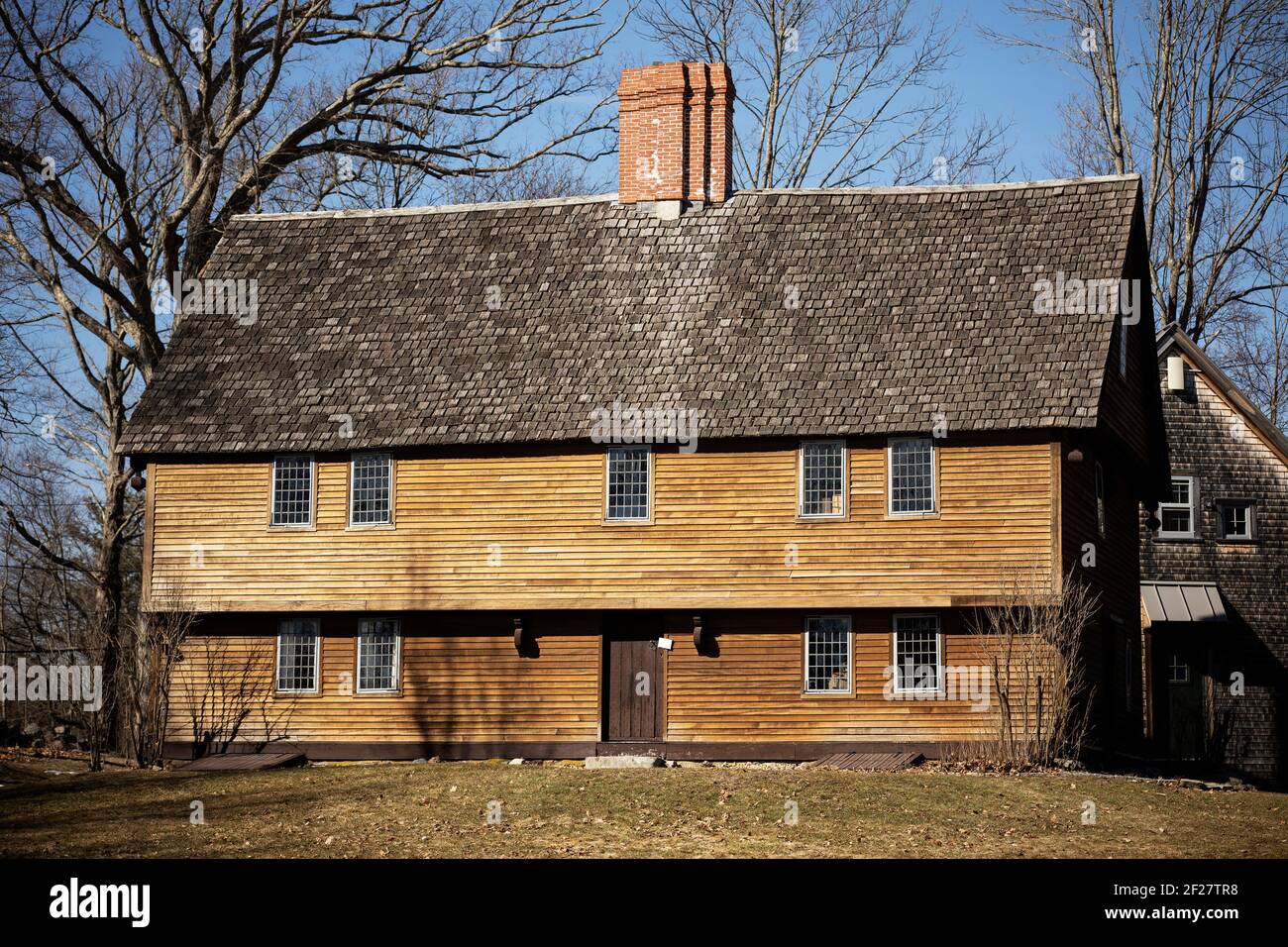 The Parson Capen House in Topsfield, Massachusetts, USA, built in 1694 ...
