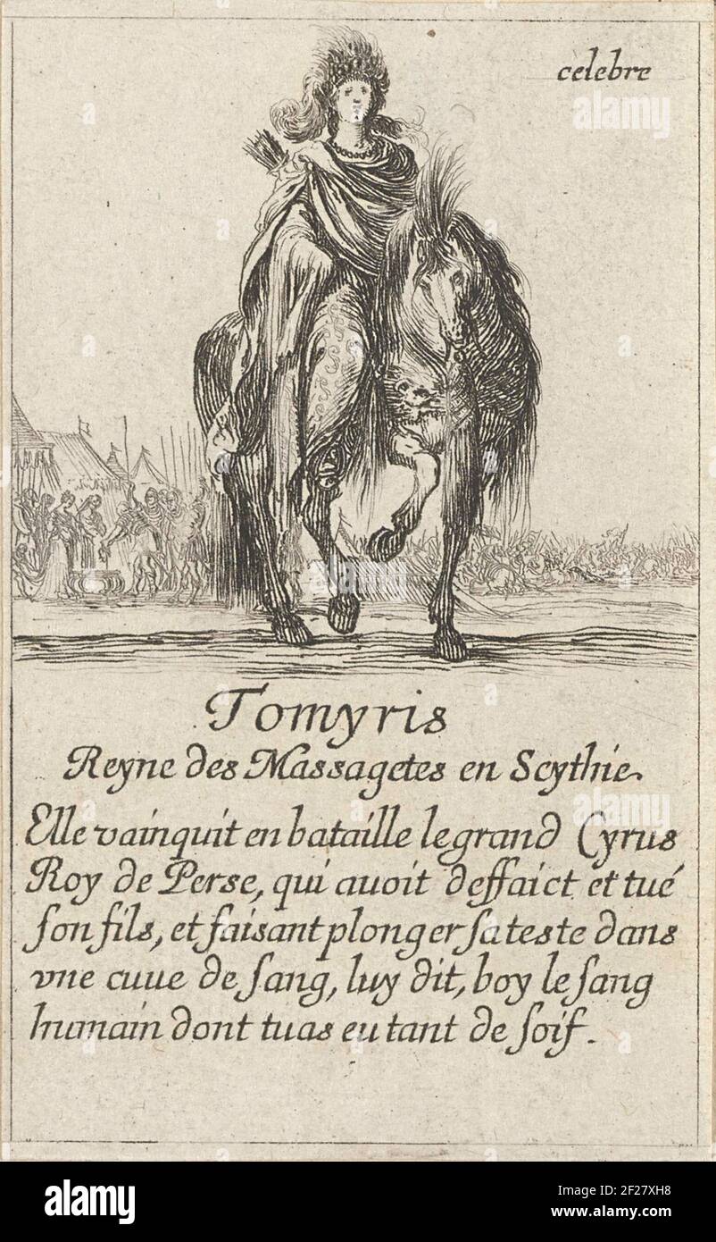 Tomyris; Tomyris Reyne des massages and Scythia; Card game with ...
