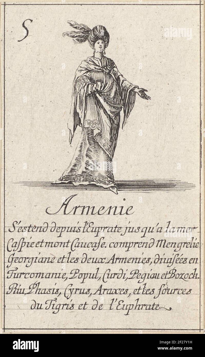 Woman from Armenia; Armenia; Card game Geography; Jeu de la Géographie ...