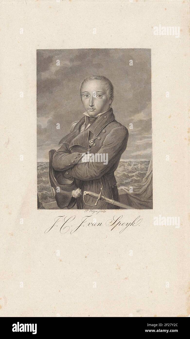 Portret van Jan Carel Josephus van Speijk.Portrait of Jan Carel ...
