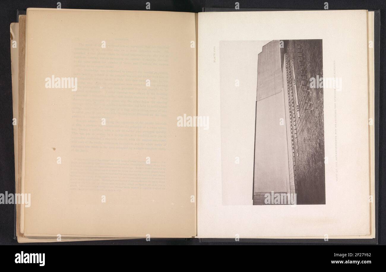 Arrangement with pedometers for photographing a horse in motion; View ...