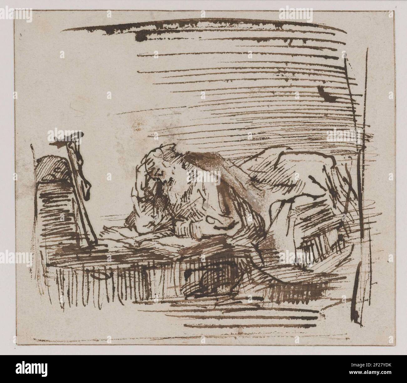 Hieronymus reading hi-res stock photography and images - Alamy