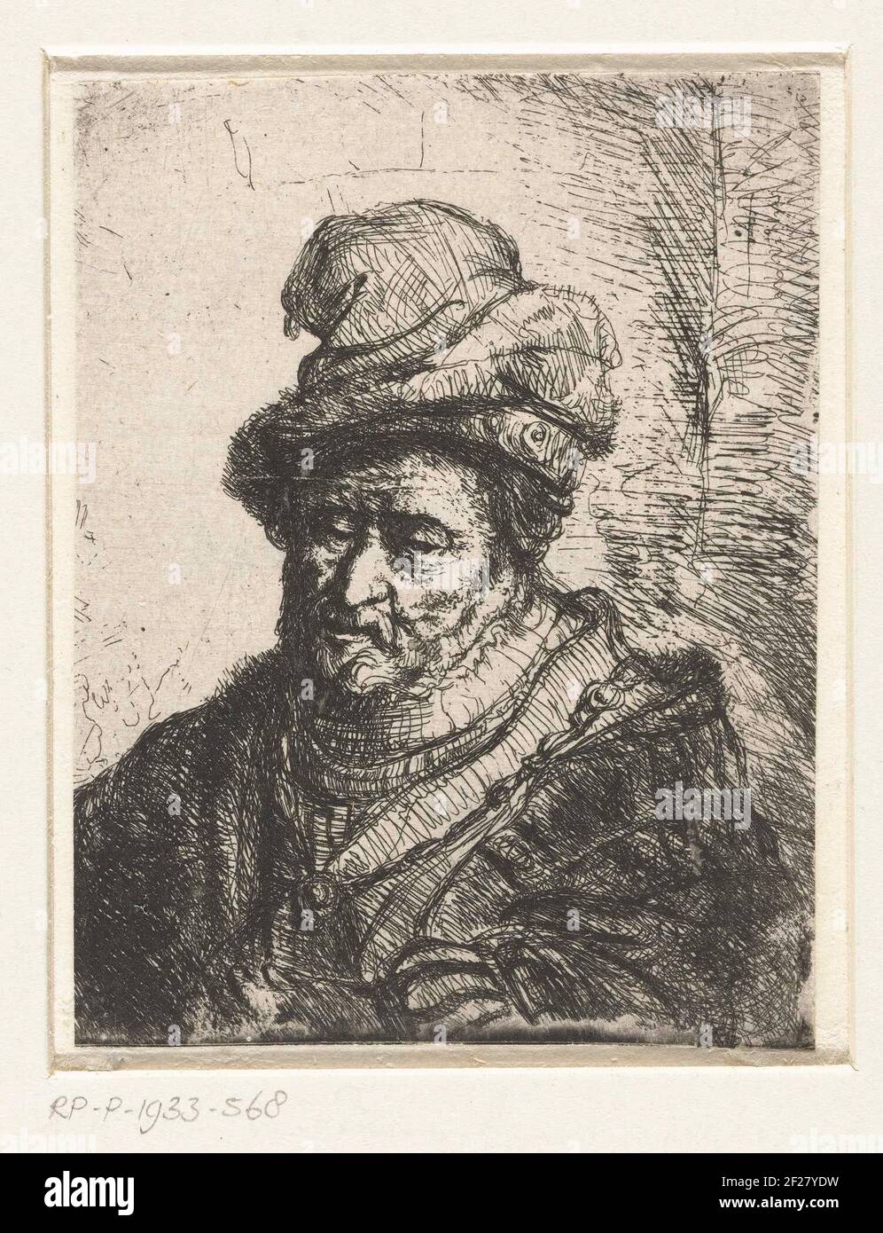 Bust of a philosopher.bust of a man with a hat Stock Photo - Alamy