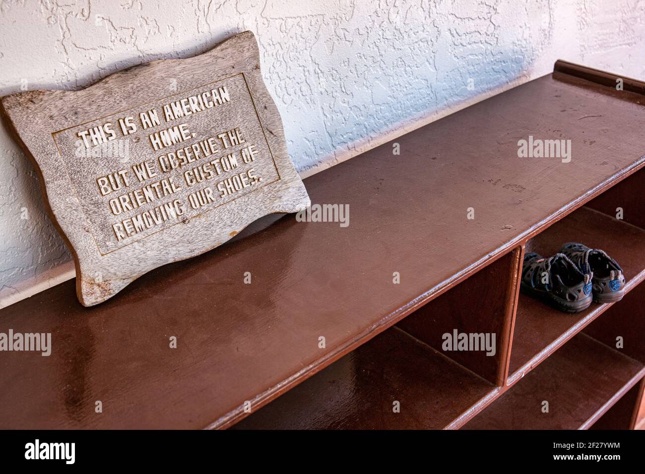 Shoe rack temple hi-res stock photography and images - Alamy