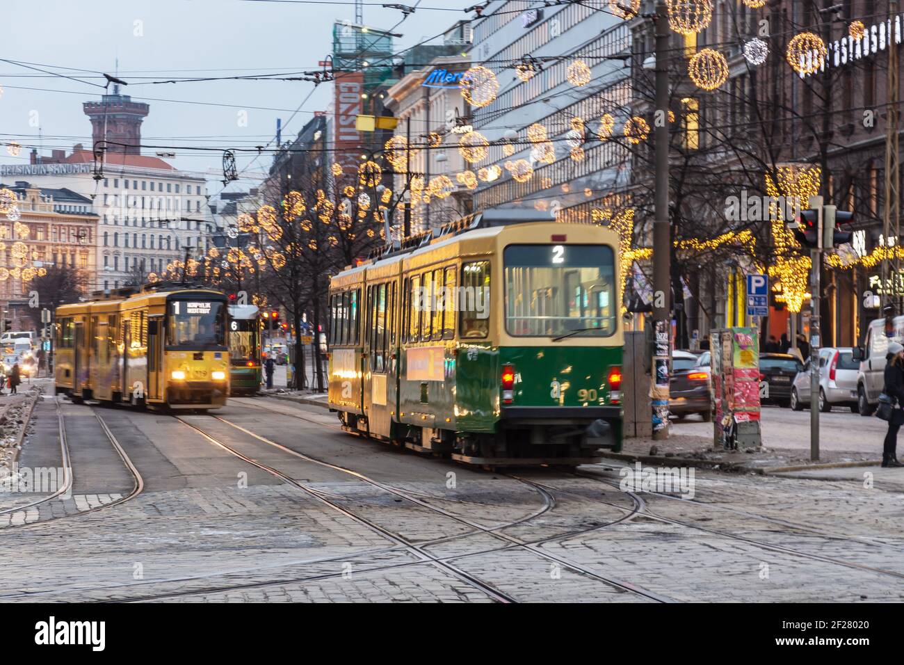 Tram Helsinki Trams Finland High Resolution Stock Photography and ...