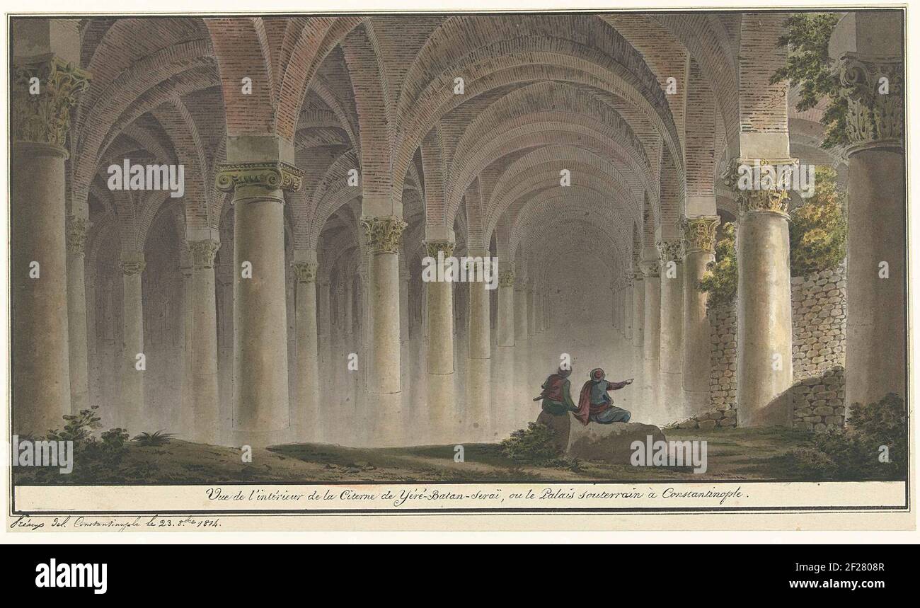 Interior Te Constantinopel; View from the inside of the Yere-Batan ...
